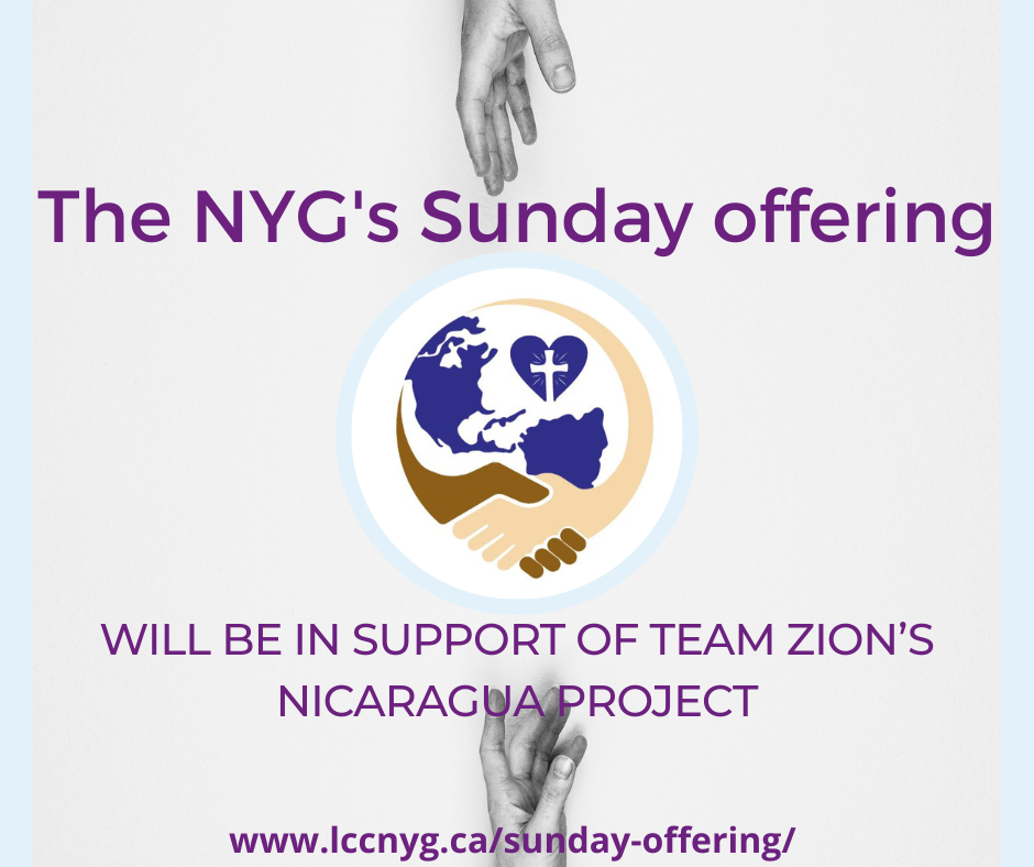 Sunday Offering – Lutheran Church-Canada National Youth Gathering